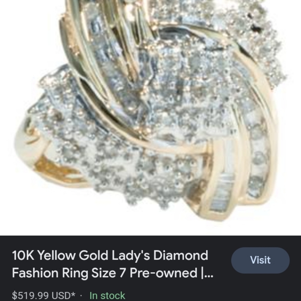 2 Stunning 14k & 10k Gold Rings & Stunning Gold Brace… - Gem